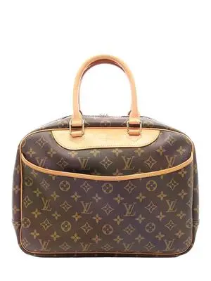 LOUIS VUITTON 1999 Monogram Deauville Handbag - Brown