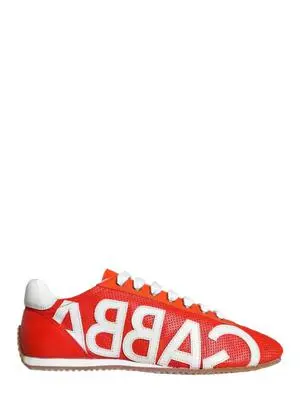 DOLCE & GABBANA Perforated Logo-appliqué Sneakers