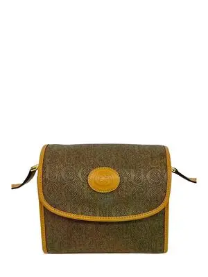 GUCCI 1980-1990 Coated Canvas Crossbody Bag