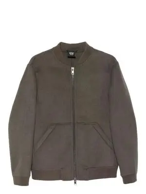 OMC Paul Zip-up Bomber Jacket - Grey