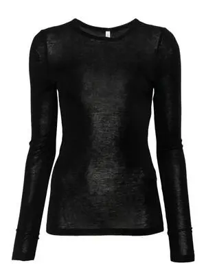 SAMSOE SAMSOE Sadou Long-sleeve Top - Red