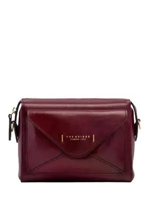 THE BRIDGE Leather Cross Body Bag - Red