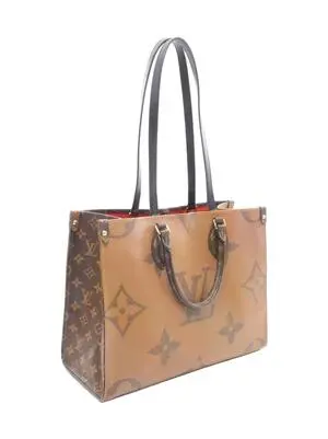 LOUIS VUITTON 2021 On-the-go Mm Tote Bag - Brown