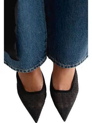 Sam Edelman Margeaux Mesh Heels At - Black
