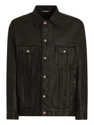 Dolce & Gabbana Denim Jacket Denim Multi-colored - Multicolor