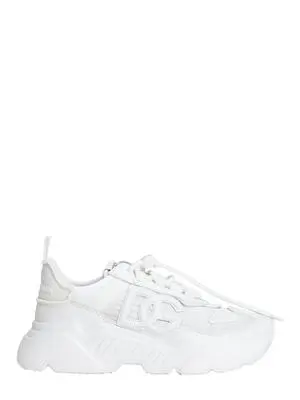 Dolce & Gabbana Mixed-materials Daymaster Sneakers Sneakers Fabric - White