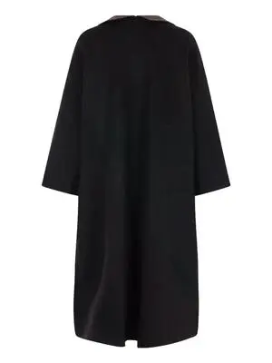 DANIELA GREGIS Reversible Wool Coat - Black