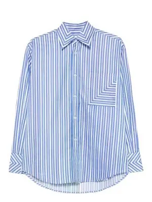 VICTORIA BECKHAM Chest-pocket Striped Shirt