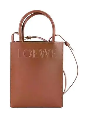 LOEWE Standard A5 Convertible Leather Tote Bag