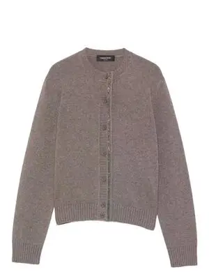 FABIANA FILIPPI Beaded-trim Knitted Cardigan