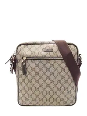 Gucci 2000s Gg Supreme Shoulder Bag - Neutrals