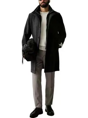 Marc O'polo Pleated-detail Elasticated-waistband Trousers - Grey