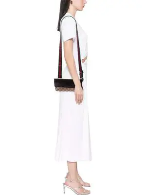 Gucci 2016-2026 Gg Canvas Web Crossbody Bag - Neutrals