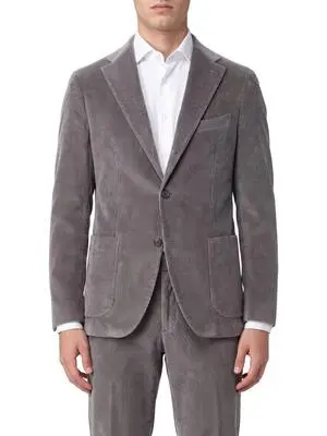 Tagliatore Single-breasted Wool Blazer With Classic Lapels And Patch Pockets - Brown