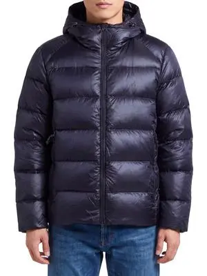 Polo Ralph Lauren Recycled Nylon Puffer Jacket With Hood And Pony Logo Black