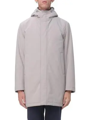 Herno Knee-length Polyester Parka With Adjustable Hood And Fleece Lining Beige