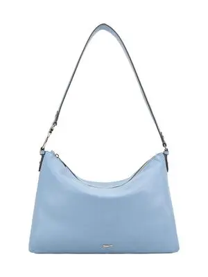 Paul Costelloe Zainab Leather Shoulder Bag - Blue
