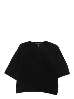 Sofie D'hoore Short-sleeve Crew-neck Sweater - Grey