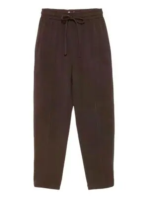 PSOPHIA Drawstring Track Pants - Brown