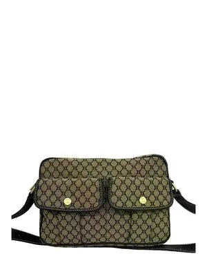 CELINE 2000 Macadam Canvas Crossbody Bag
