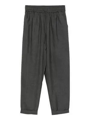 PSOPHIA Drawstring-fastening Cropped Trousers