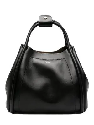 MAX MARA Marine Leather Bucket Bag