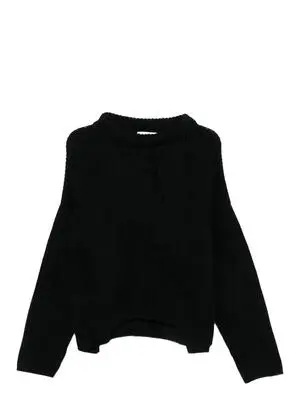 Liviana Conti Ribbed-knit Roll-neck Sweater - Black