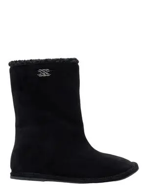 Casadei Suede Ankle Boots - Black