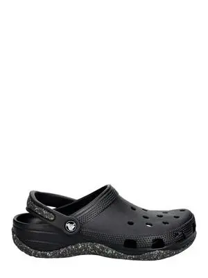 CROCS Classic Evo Speckled-sole Mules Black