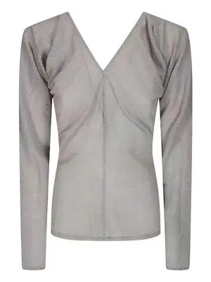 Our Legacy Cheer V-neck Sweater Grey