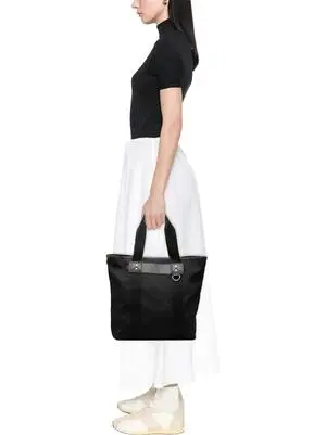 Gucci 2000-2015 Nylon Web Tote Bag - Black