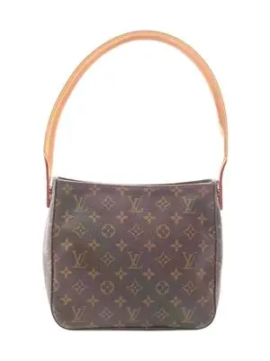 LOUIS VUITTON 2001 Monogram Looping Mm Shoulder Bag - Brown