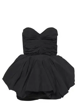 MAGDA BUTRYM Draped Wool Bustier Dress