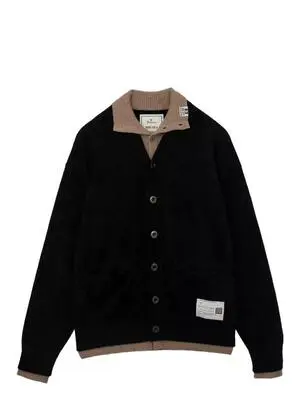 Mihara Yasuhiro Layered Cardigan - Black