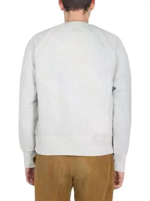 Engineered Garments Logo-print Raglan-sleeve Sweatshirt - Grey