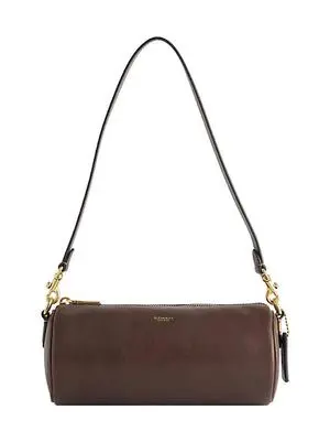 COACH Barrel Leather Shoulder Bag - Maple