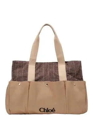 Chloé Checked Polyester Changing Bag - Multicolor