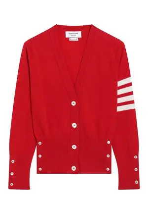 Thom Browne Classic Cashmere Cardigan - Red