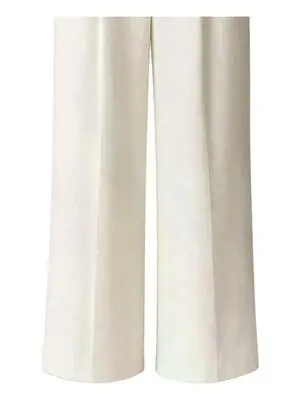 EDWARD ACHOUR PARIS Pleated Wide-leg Trousers - Neutrals