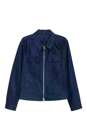 TOM FORD Zip-up Pocket-detail Jacket - Blue