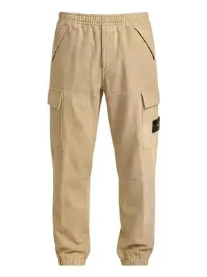Stone Island Logo-patch Cargo Pants - Neutrals