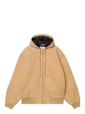 Carhartt Work In Progress Logo-patch Hooded Jacket - Neutrals