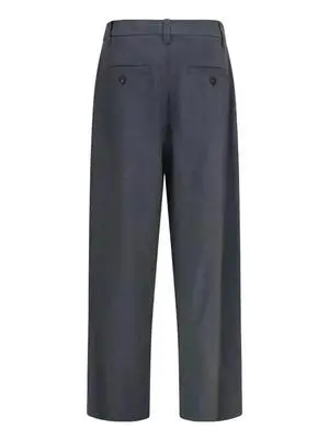 Brunello Cucinelli Monili-detail Tailored Trousers - Grey