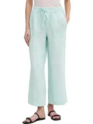 MARC AUREL Drawstring Wide-leg Trousers - Blue