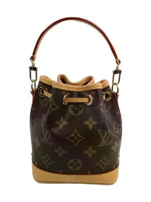 LOUIS VUITTON Nano Noe Monogram Canvas Tote Bag