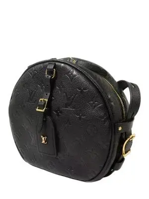 LOUIS VUITTON Mm Monogram Empreinte Boite Chapeau Souple Handbag - Black