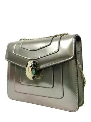 BVLGARI Small Serpenti Forever Cross Body Bag - Silver