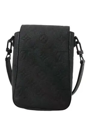 LOUIS VUITTON S-lock Monogram Taurillon Messenger Bag - Black