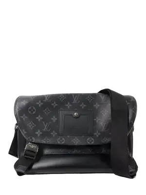 LOUIS VUITTON Pm Voyager Monogram Eclipse Messanger Bag - Black