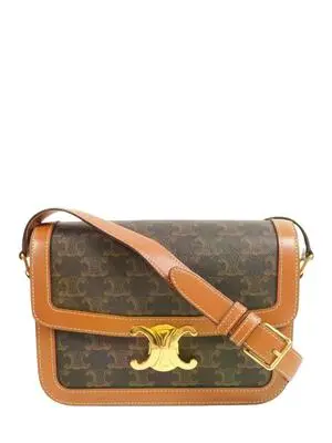 Celine Classique Triomphe Shoulder Bag Brown